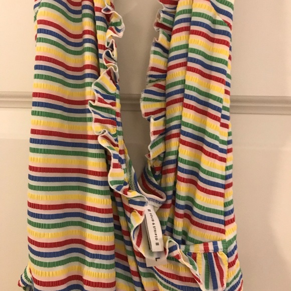 SOLID & STRIPED | Swim | Solid Striped Rainbow Striped One Piece ...